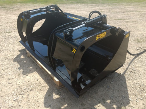 Skid Steer Grapples - Grapple Buckets | Stinger Attachments
